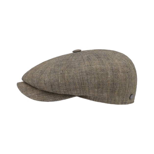 Classic 8 Panel Lin Flat Cap by Lierys - 569,00 kr