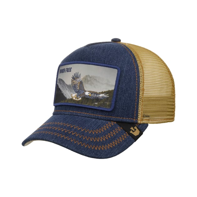 Flying Eagle Patch Trucker Cap by Goorin Bros. - 609,00 kr