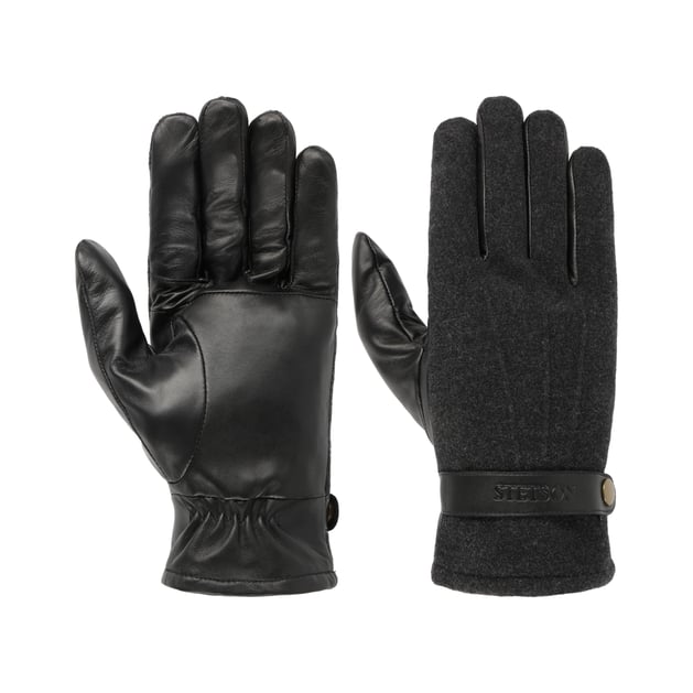 Glenbrooke Nappa Wool Hansker by Stetson - 849,00 kr