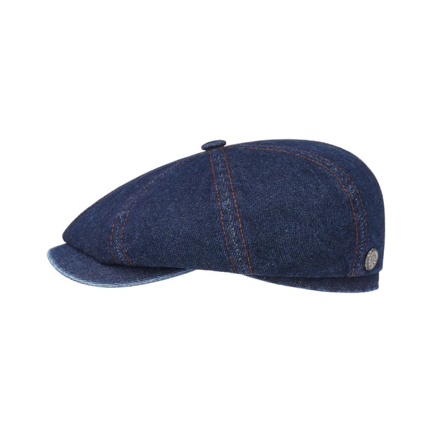 Hatteras Denim Flat Cap by Stetson - 769,00 kr