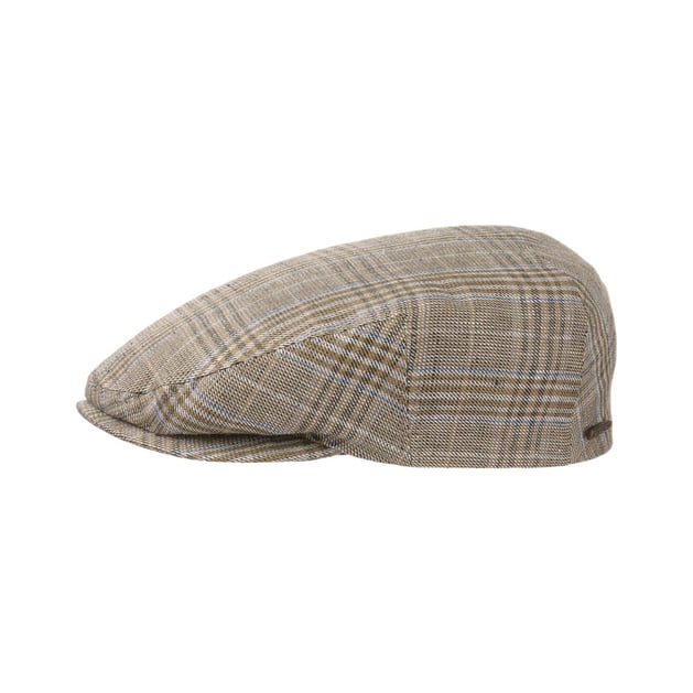 Kent Lin Checks Flat Cap by Stetson - 679,00 kr